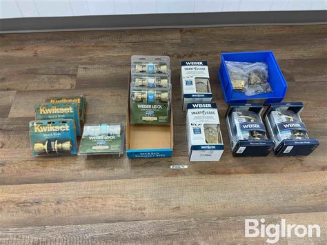 Brass Keyless Entry Deadbolt Locks Door Handles Agriculture Bigiron