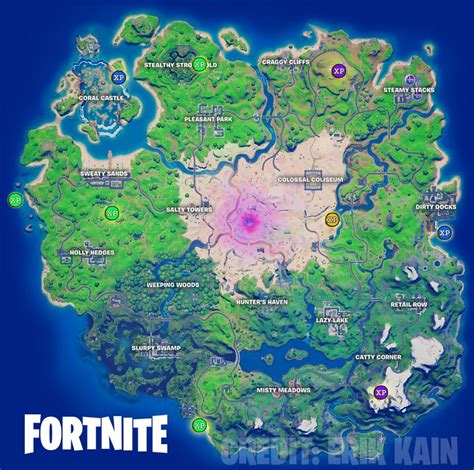‘fortnite Season 5 Week 7 Xp Coin Locations Where To Find Every Gold