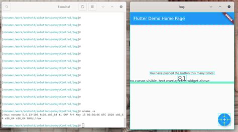 Missing Cursor And Paddings For Textformfield On Certain Linux Distros · Issue 75834 · Flutter