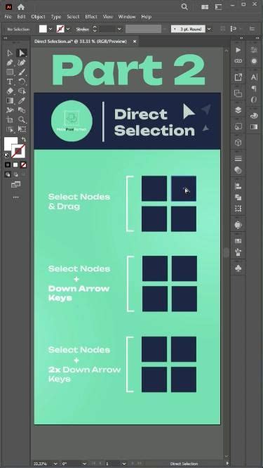 Direct Selection Tool In Illustrator Part 2 Graphic Design Logo
