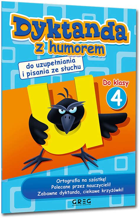 Dyktanda z humorem do klasy 4 ściągi sciagi lektury opracowania