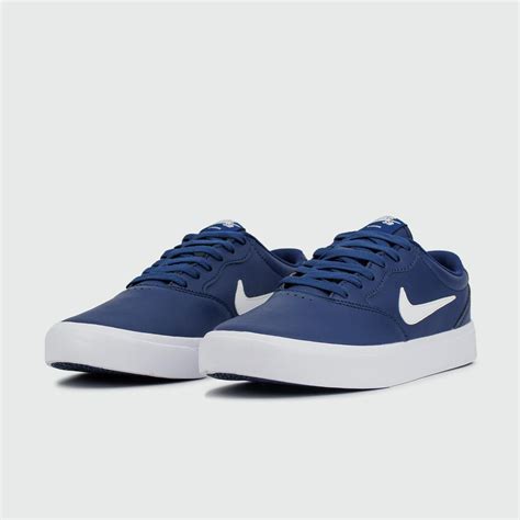 кеды Nike SB Chron Leather Blue White купить за 3005 руб. в интернет ...