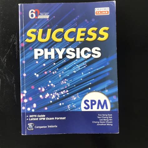 Spm Success Physics Latest Spm Format Shopee Malaysia