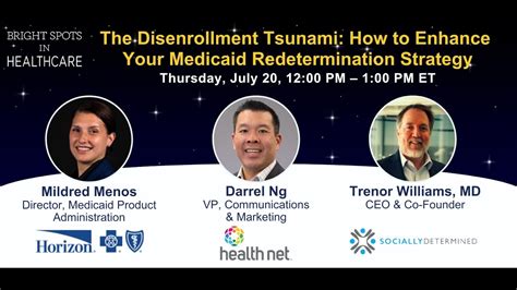 The Disenrollment Tsunami How To Enhance Your Medicaid Redetermination