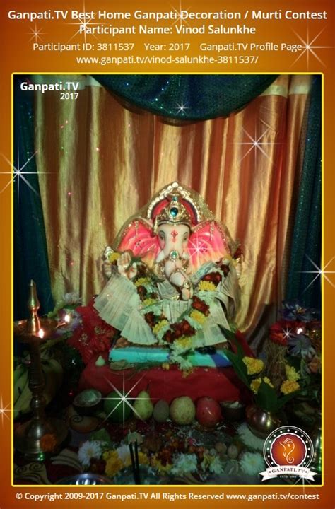 Vinod Salunkhe Ganpatitv