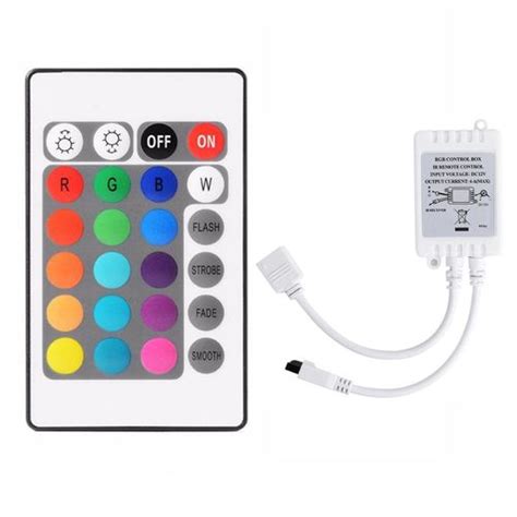 Shop Generic 24 Keys Remote Control Dc12v Led Controller Rgb Control Box Ir Light Strip
