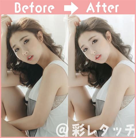 人物レタッチ 彩レタッチさんレタッチャーのポートフォリオ ココナラ
