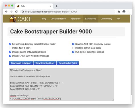 bootstrapper templates for cake dotnet tool · issue 95 · cake build