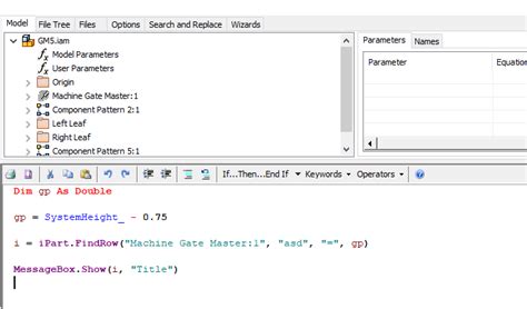 Ipart Findrow Not Working On Skeleton Sketch Autodesk Community
