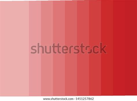 Vektor Stok Red Palette Bright Soft Color Coordination Tanpa Royalti 1451257862 Shutterstock
