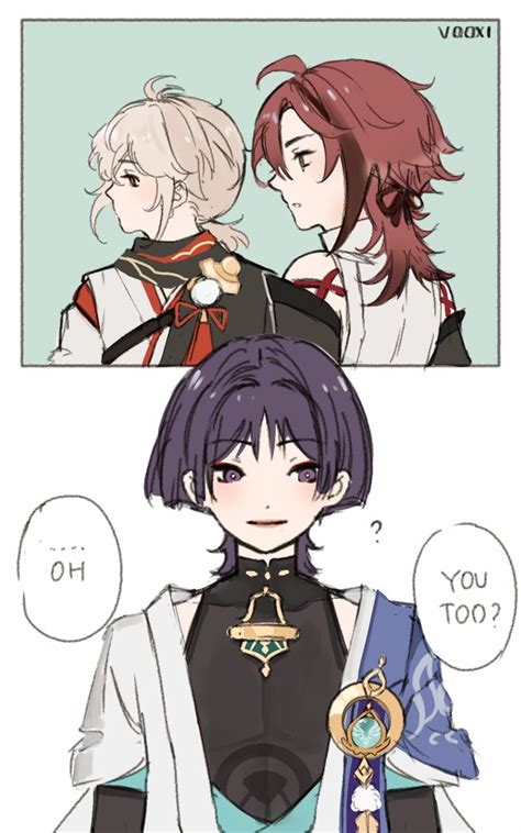 Nahida Scaramouche Kaedehara Kazuha And Wanderer Gens