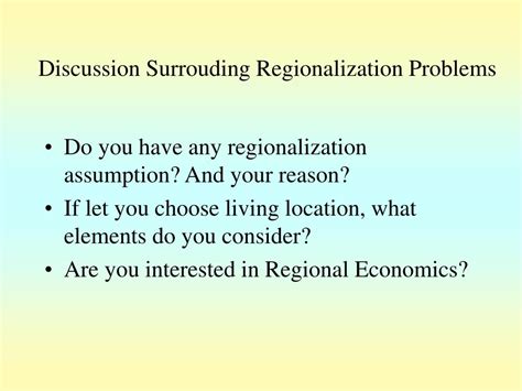 Ppt Regionalization Theory And Practice Powerpoint Presentation Free Download Id6188331