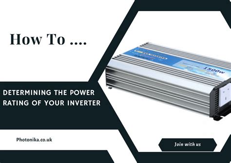 Determining The Power Rating Of Your Inverter Uk
