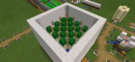 8 Automatic Farms Redstone Minecraft PE Maps