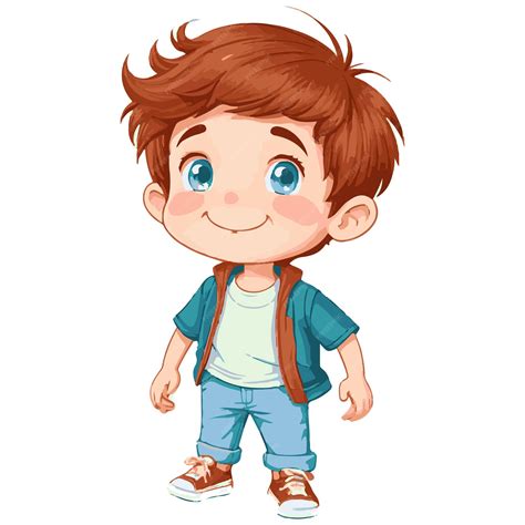 Premium Vector Boy Cartoon Character Vector File