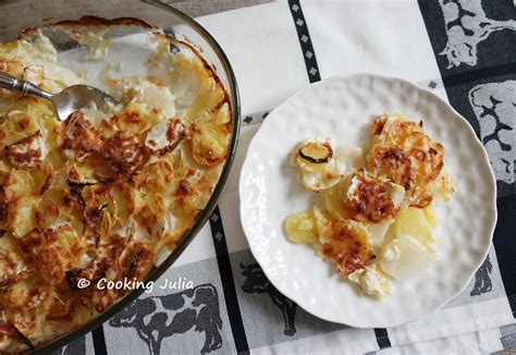 COOKING JULIA GRATIN DE POMMES DE TERRE ET NAVETS PRIMEURS