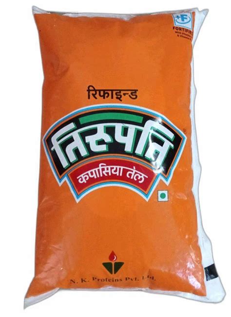 Tirupati Refined Cottonseed Oil 1 Litre At ₹ 140pack In Vadodara Id