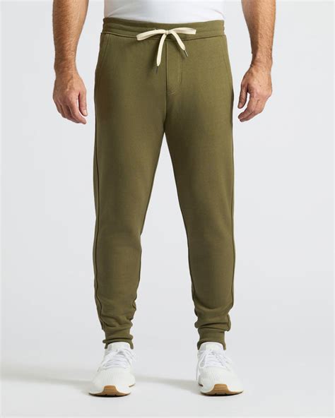Military Green Fleece French Terry Joggers True Classic