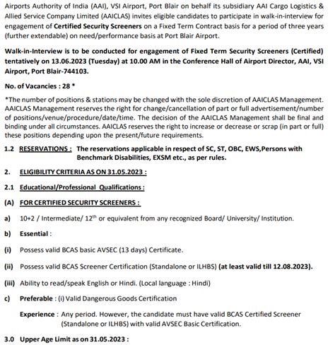 Airport Authority Of India Recruitment Out Edukraze