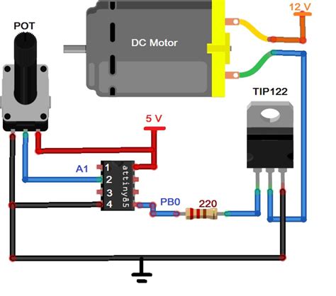 Circuit Diagram Of A Dc Motor Circuit Diagram