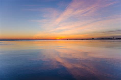 Free Images Beach Sea Coast Ocean Horizon Cloud Sky Sunrise
