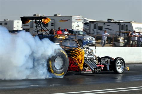 Flamed Altered Burnout Drag Racing Cars Drag Racing Nhra Drag Racing