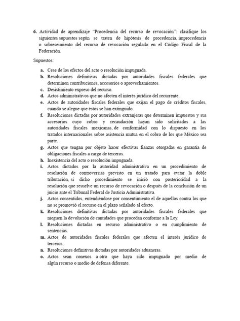 Evidencia Derecho Fiscal Pdf Fiscal Impuestos