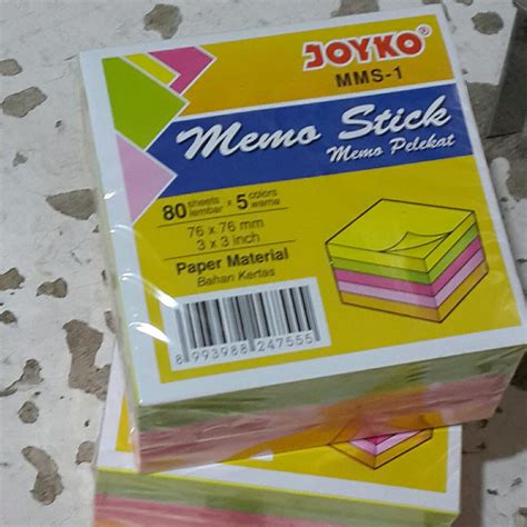Jual Memo Stick Memo Pelekat Joyko Sticky Note Indonesia Shopee Indonesia