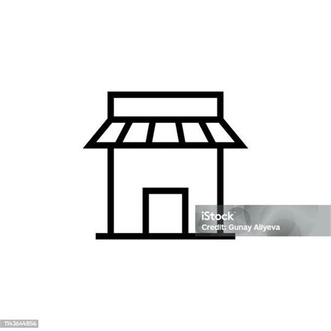 Ilustración De Icono Del Edificio Elemento Del Icono Del Edificio Icono De Línea Delgada Para El