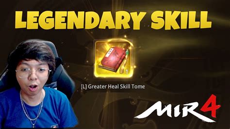 LEGENDARY GREATER HEAL BINIGAY NI MIR4 YouTube