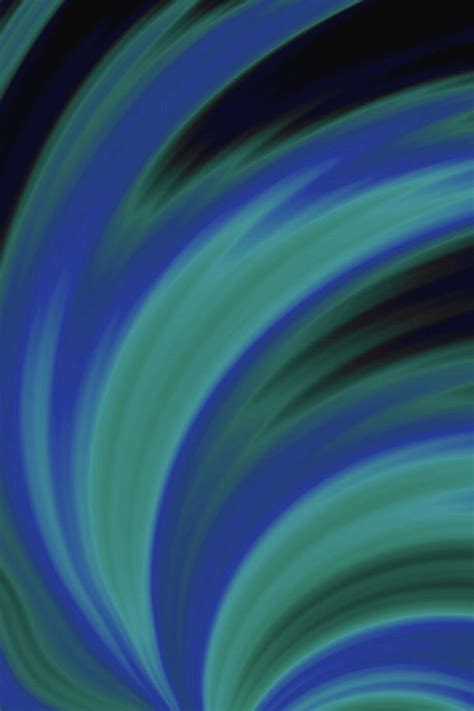 Blue Brush Strokes Minimalist Abstract Digital Art By Shelli