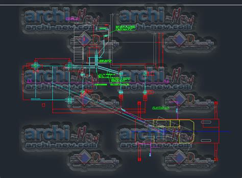 Download Autocad Cad Dwg File Plane Of Silo Assembly In Concrete