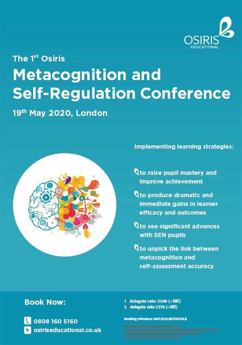 Metacognition And Self Regulation Conference London Osiris Educational
