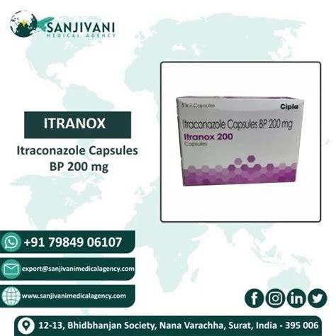 Itranox 100 Capsule At Rs 110stripe In Surat Id 2854708614562