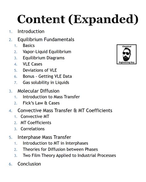 New Mass Transfer Principles For Vapor Liquid Unit Operations Course