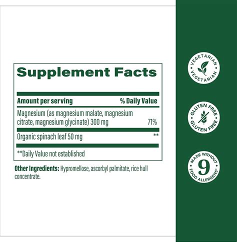 Megafood Magnesium 300 Mg 60 Capsules Egypt Vitamins