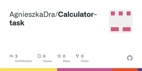 GitHub AgnieszkaDra Calculator Task