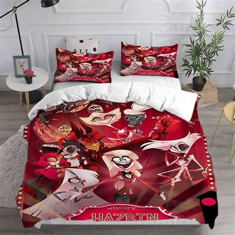 Hazbin Hotel Alastor Cosplay Bedding Set Alastor Hazbin Bedding Set