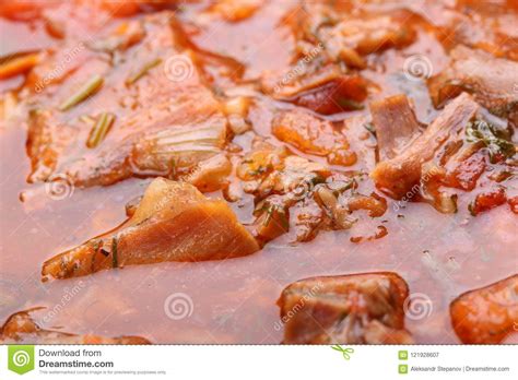 Beef Stew In A Pot Close Up Stock Image Image Of Gourmet Meat