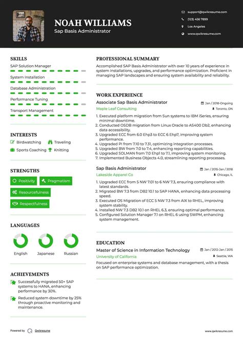 10 Sap Basis Administrator Resume Samples And Templates For 2025