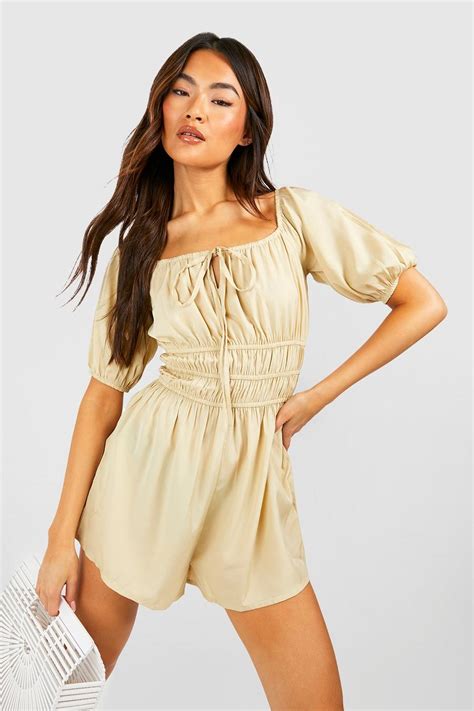 Tie Detail Playsuit