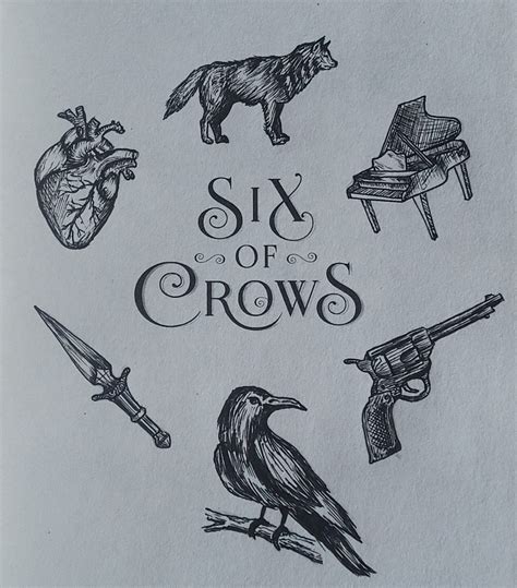 Crow Logo Crows Drawing Six Of Crows Characters Crow Books Crow Tattoo Crooked Kingdom