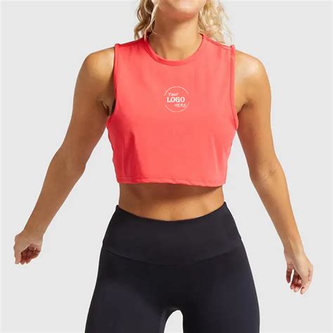 Luxury Quality Muscle Fit Women Cropped Sleeveless Summer Workout Tank