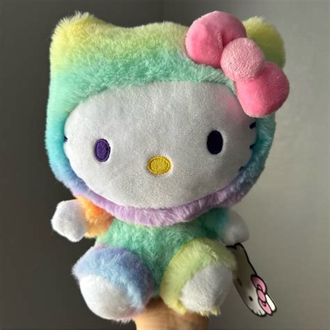 Hello Kitty Toys 9 Hello Kitty Plush Rainbow Sherbet Nwt Poshmark