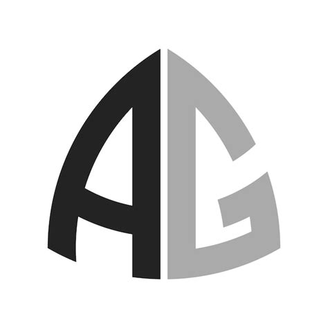 Premium Vector Modern Creative Ag Logo Design Letter Ag Icon For Any