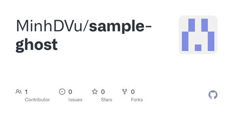 GitHub MinhDVu Sample Ghost