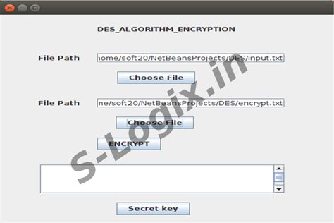 Source Code For Encrypt And Decrypt Data Using Des In Java S Logix