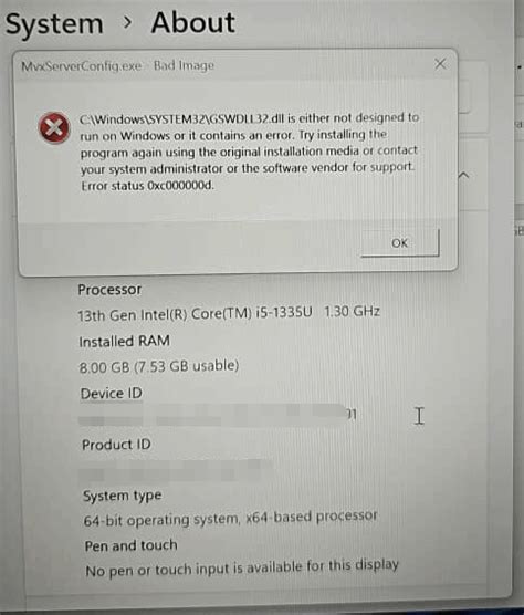 Dll Is Either Not Designed To Run On Windows Or It Contains An Error