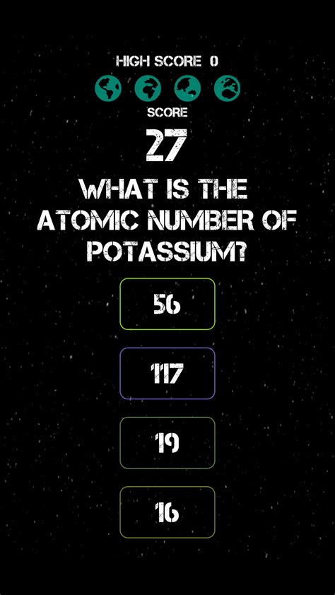 Atomic Number Of Elements Game App On Amazon Appstore