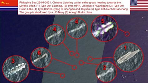 衞星圖曝美軍驅逐艦 曾「插隊」混入遼寧號航母編隊 國際要聞 全球 Nownews今日新聞
